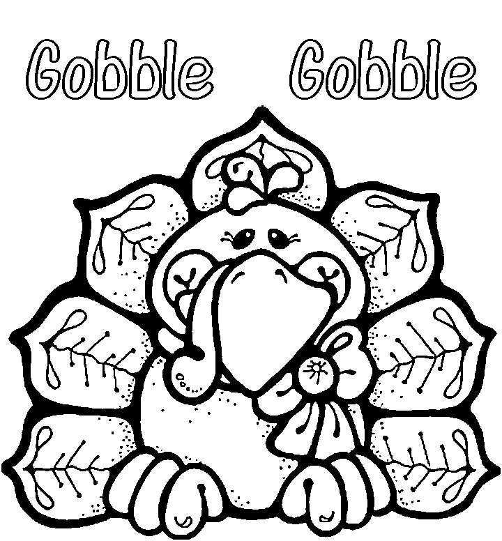 Thanksgiving Turkey Coloring Pages To Print For Kids